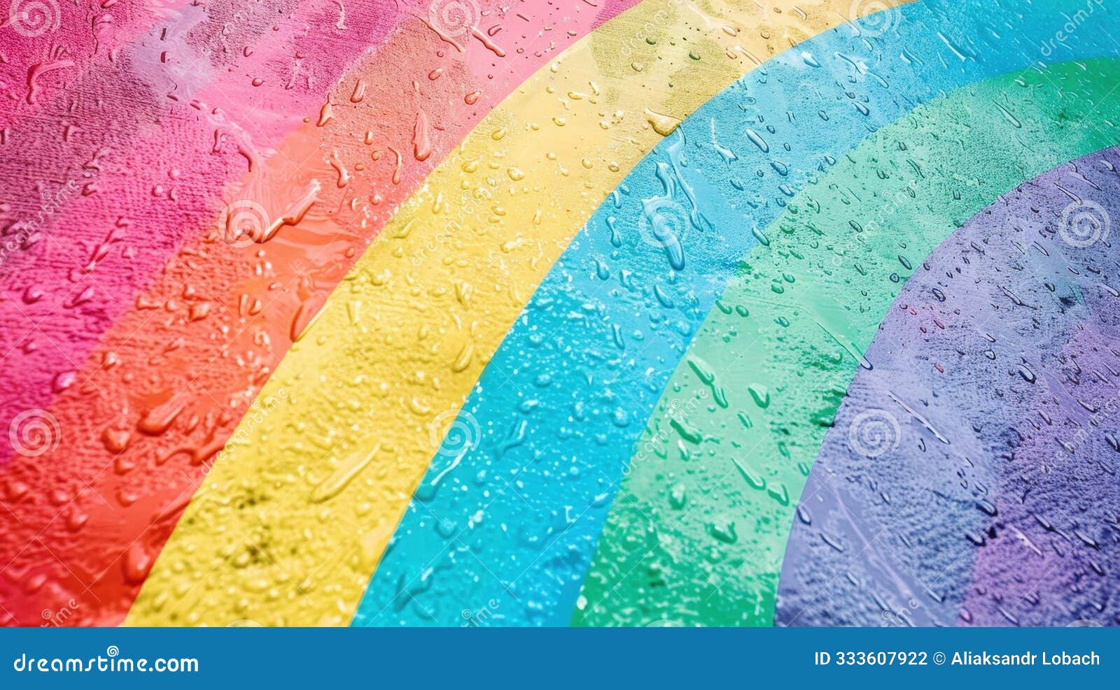 A Splash of Different Rainbow Colors. Background of Rainbow Colors ...