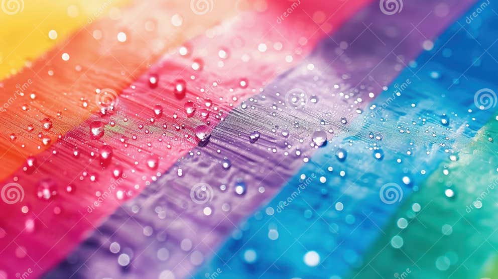 A Splash of Different Rainbow Colors. Background of Rainbow Colors ...