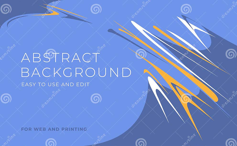 A Splash Forms an Abstract Background. Blue. Banner Design, Website ...