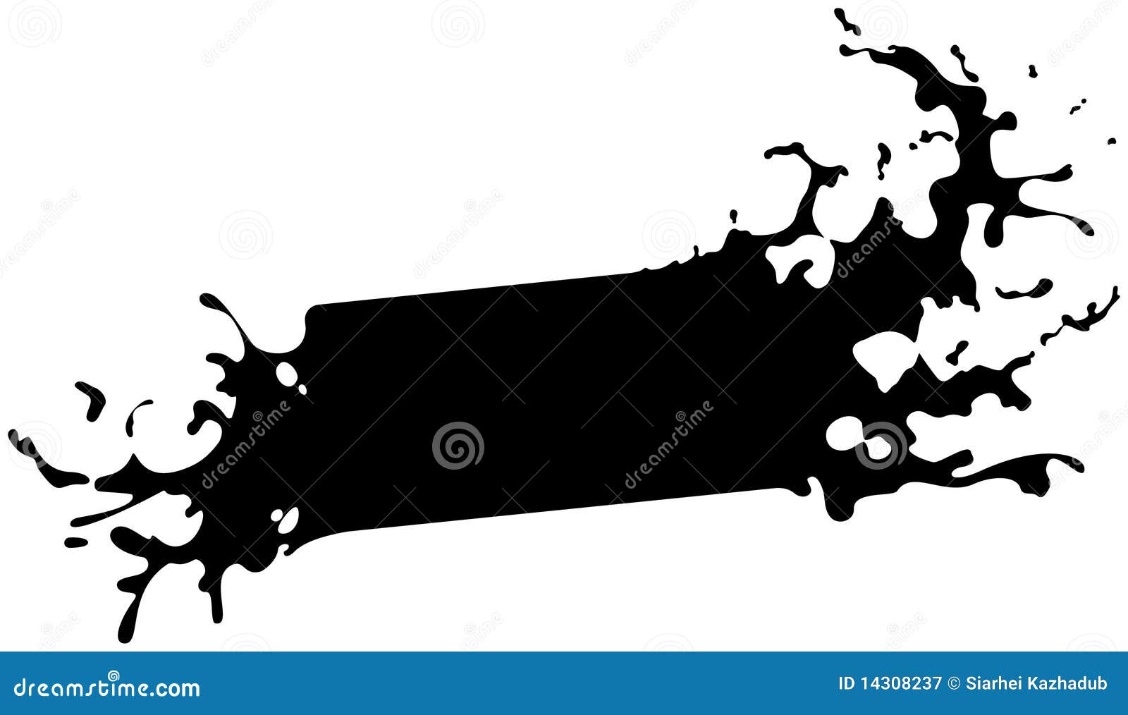 Splash frame stock vector. Illustration of drop, splash - 14308237