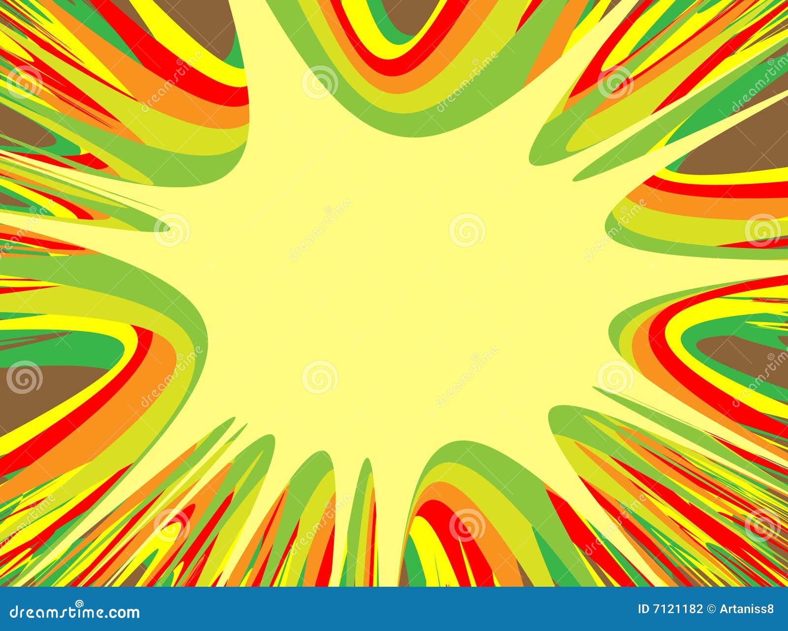 Splash Frame Vector Illustration | CartoonDealer.com #4375704