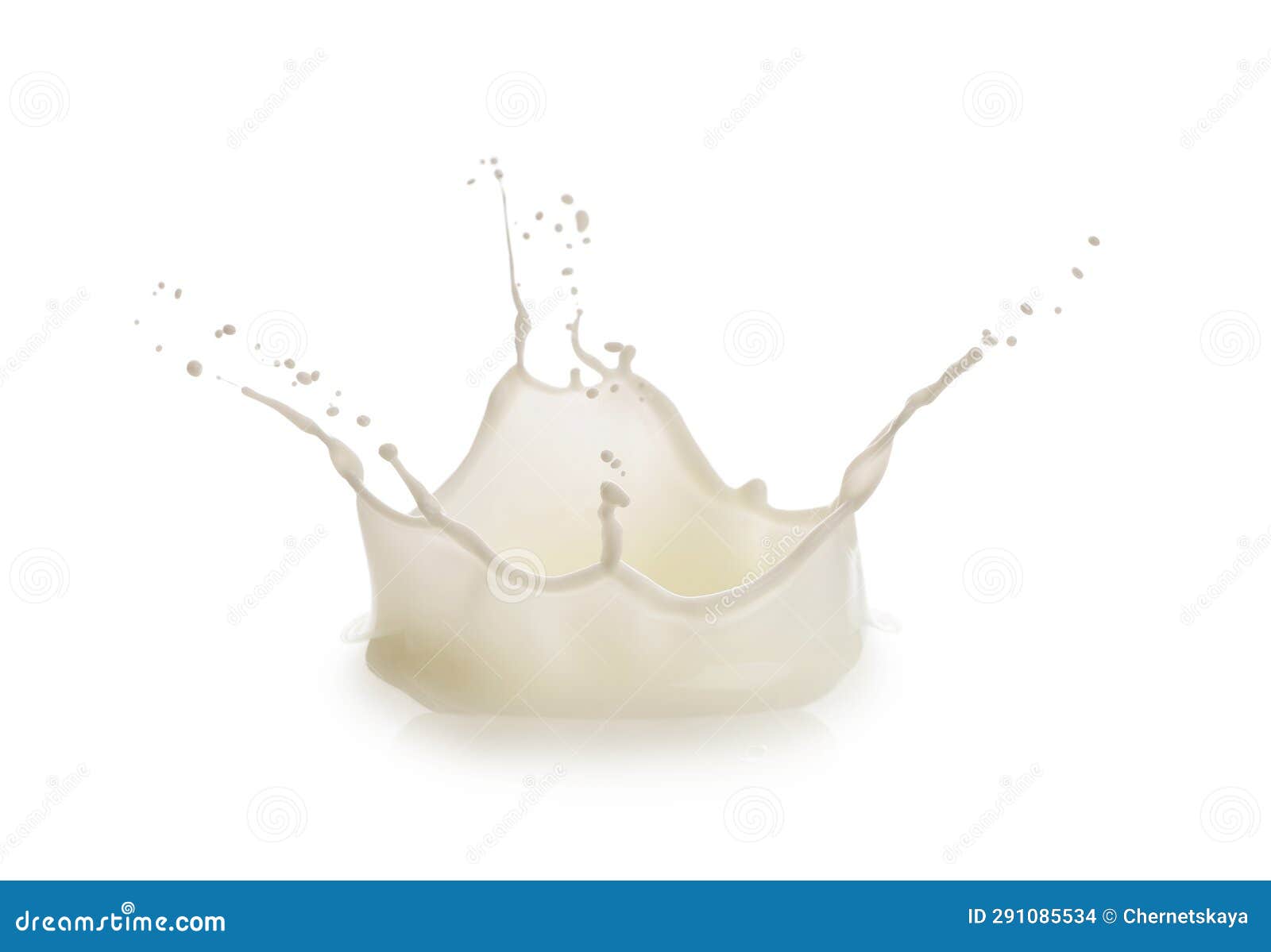 Splash of Fresh Milk Isolated on White Stock Photo - Image of milkshake ...