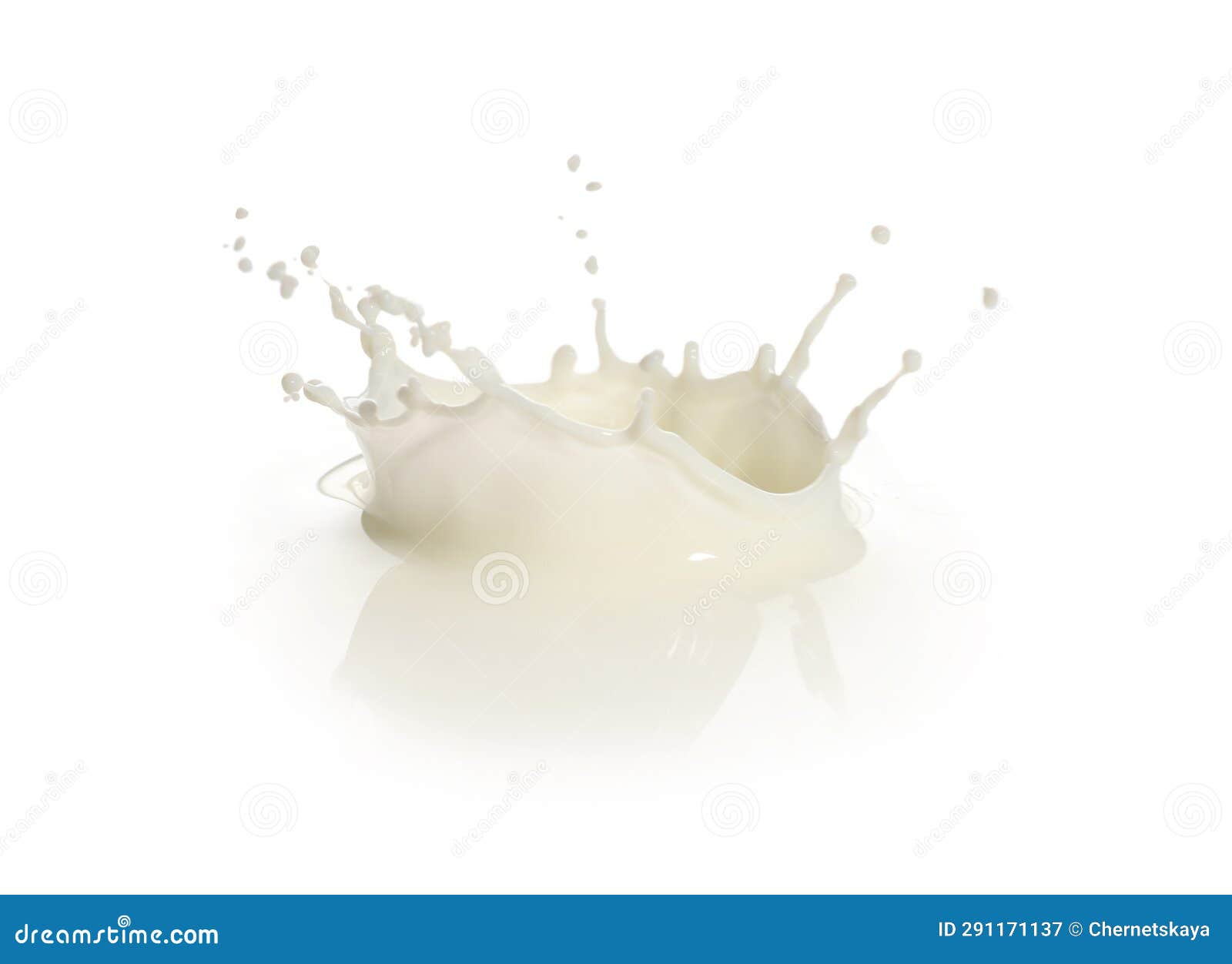 Splash of Fresh Milk on White Background Stock Image - Image of cream ...