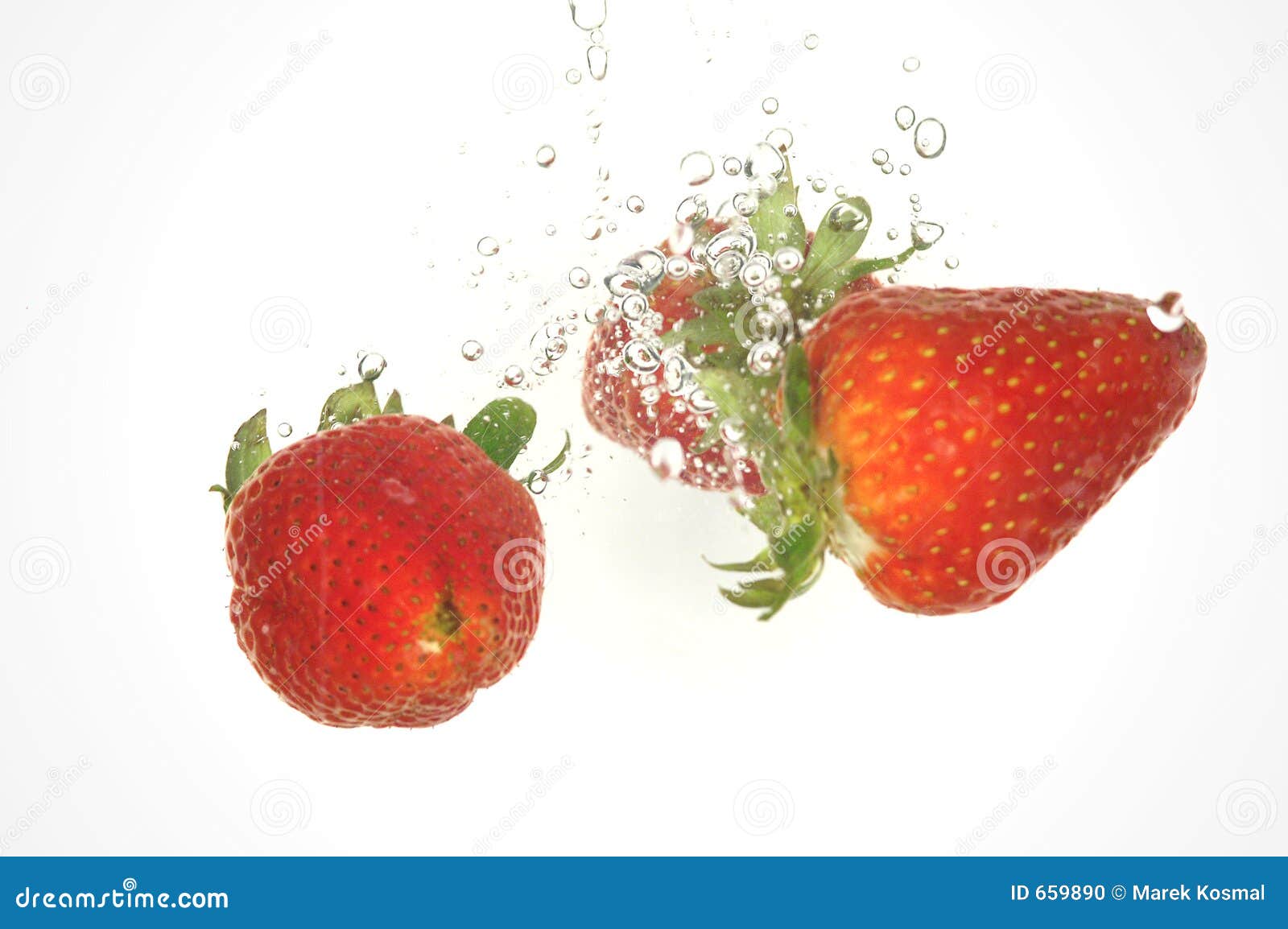 Splash fresh strawberry stock photo. Image of fruits, bubble - 659890
