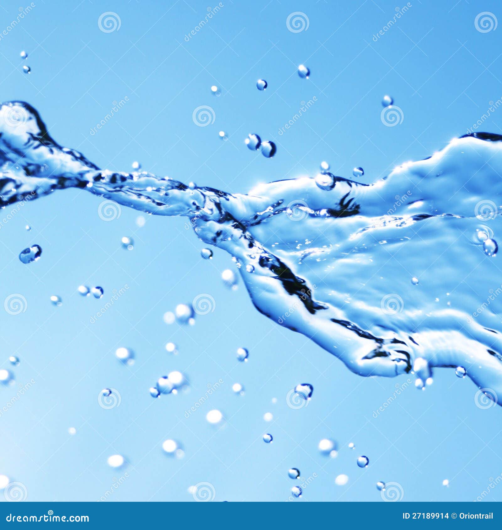 Splash of fresh water stock photo. Image of health, leak - 27189914
