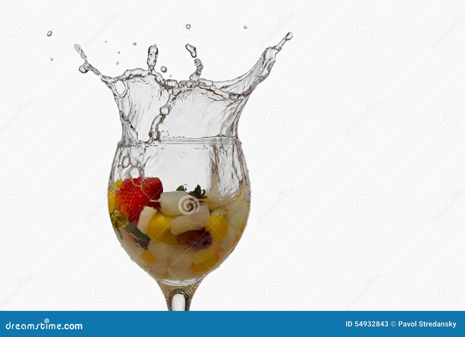 Splash fruit cocktail stock image. Image of close, cocktail - 54932843