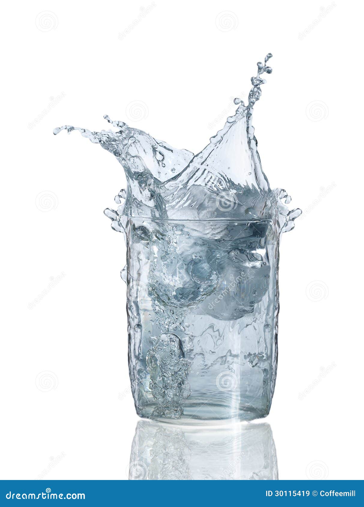 Splash in a glass stock image. Image of abstract, wave - 30115419