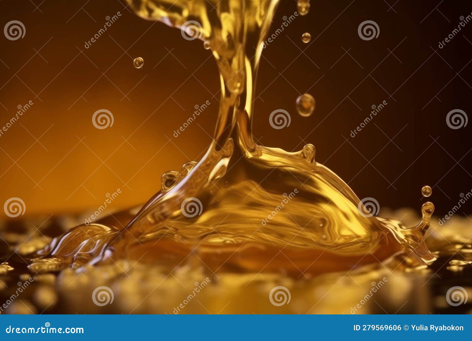 Golden Oily Liquid Ripples Royalty-Free Stock Photo | CartoonDealer.com ...