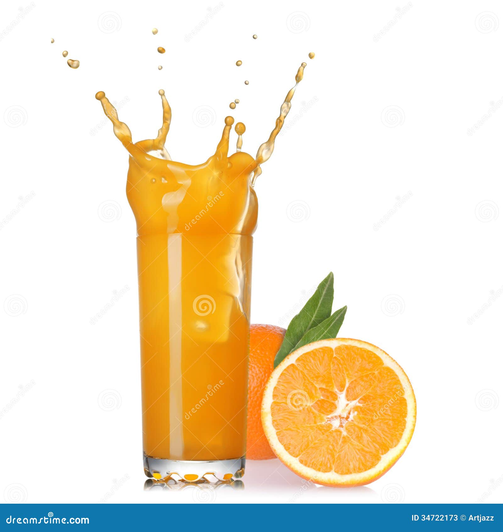 Splash of Juice in the Glass Stock Image - Image of healthy, macro ...