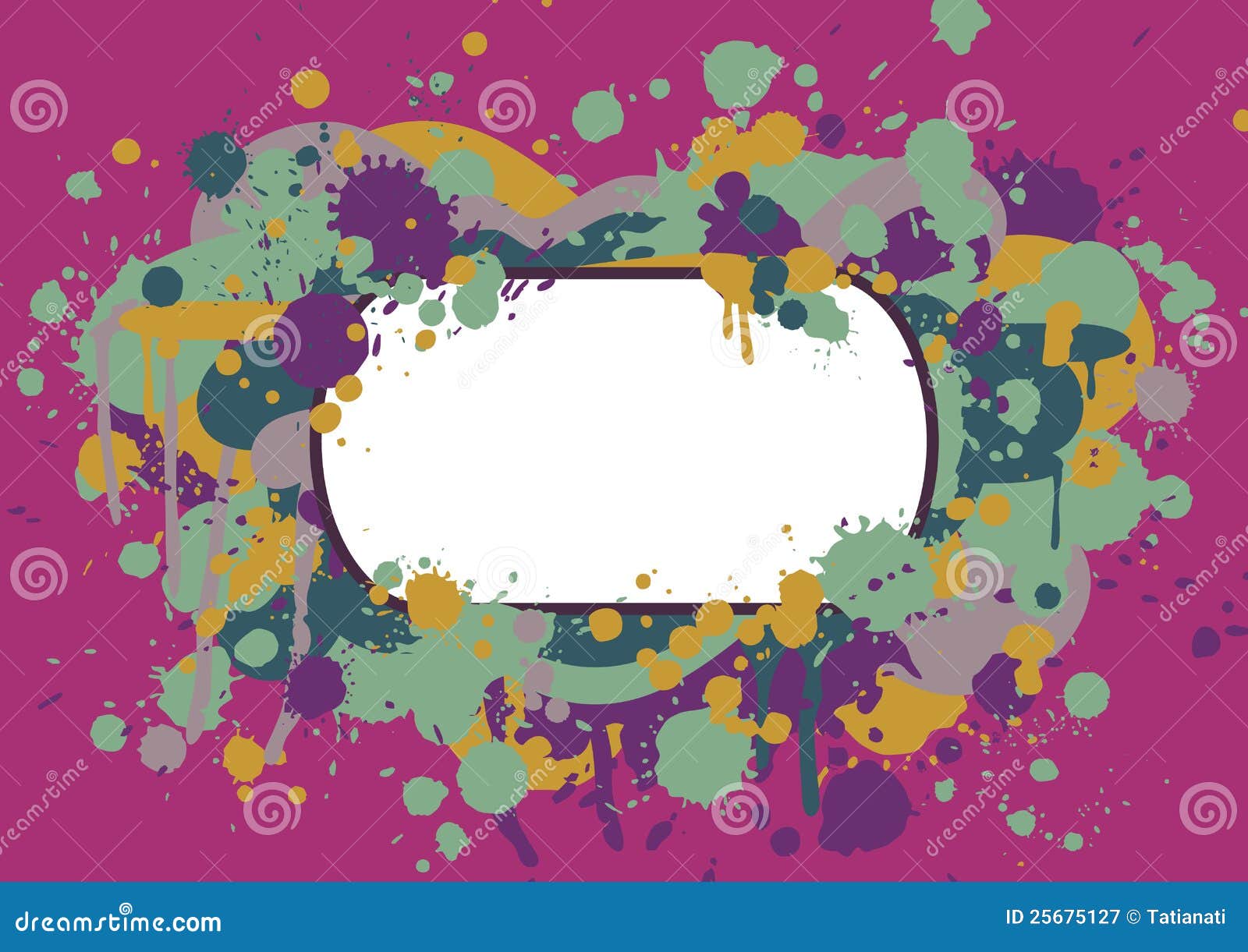 Splash label stock vector. Illustration of elegance, insignia - 25675127