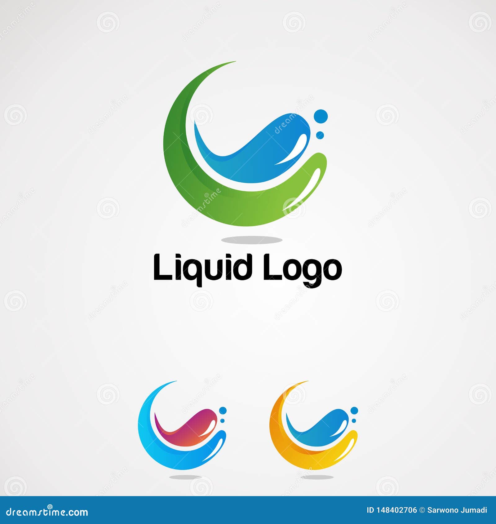 Splash Liquid Colorful Logo Vector, Icon, Element, and Template for ...