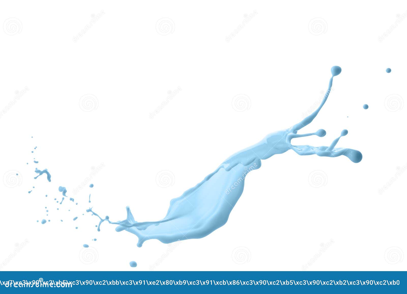 Splash of Liquid, Thick Pastel Colors Stock Illustration - Illustration ...