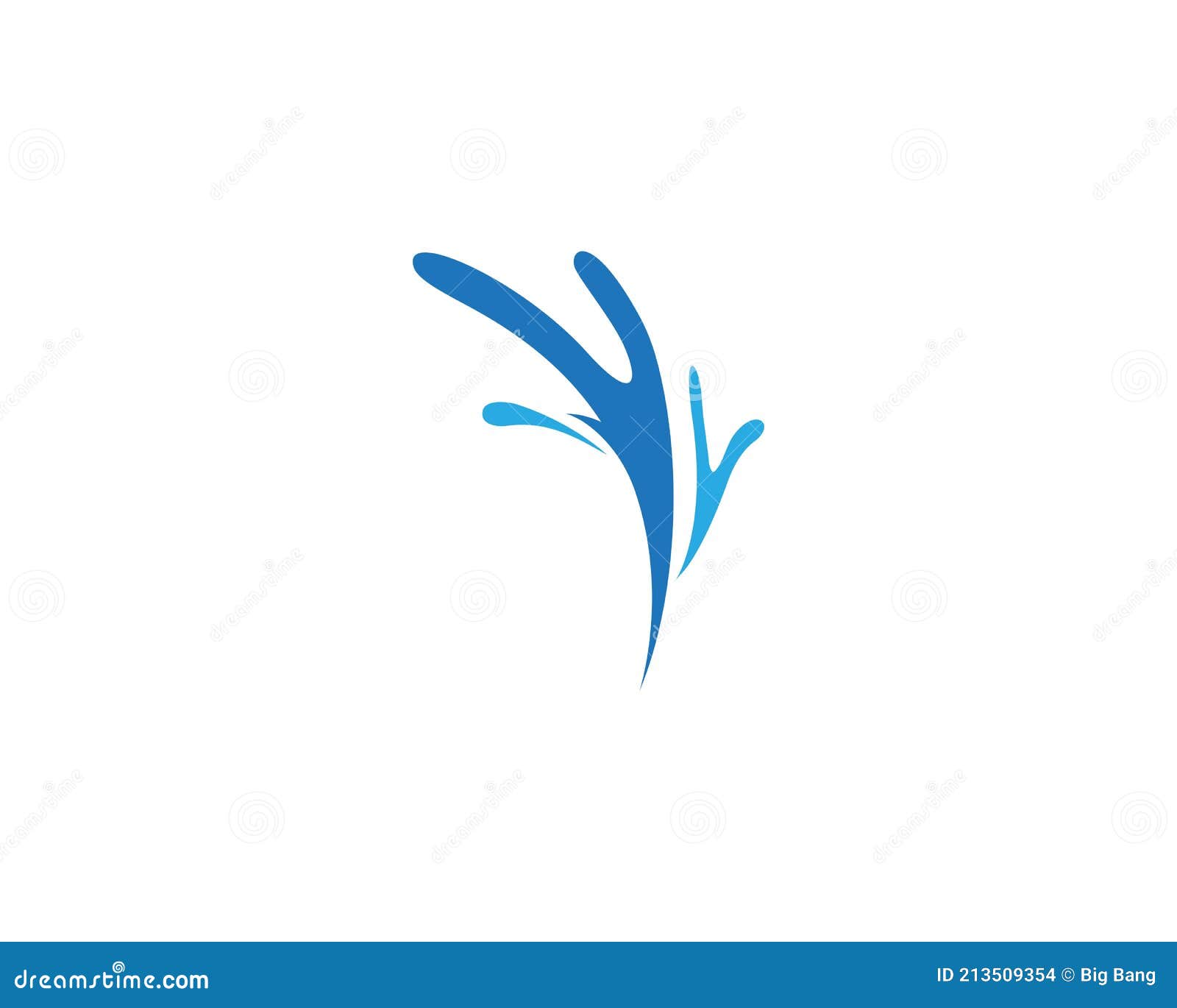 Splash Logo Vector stock vector. Illustration of logo - 213509354