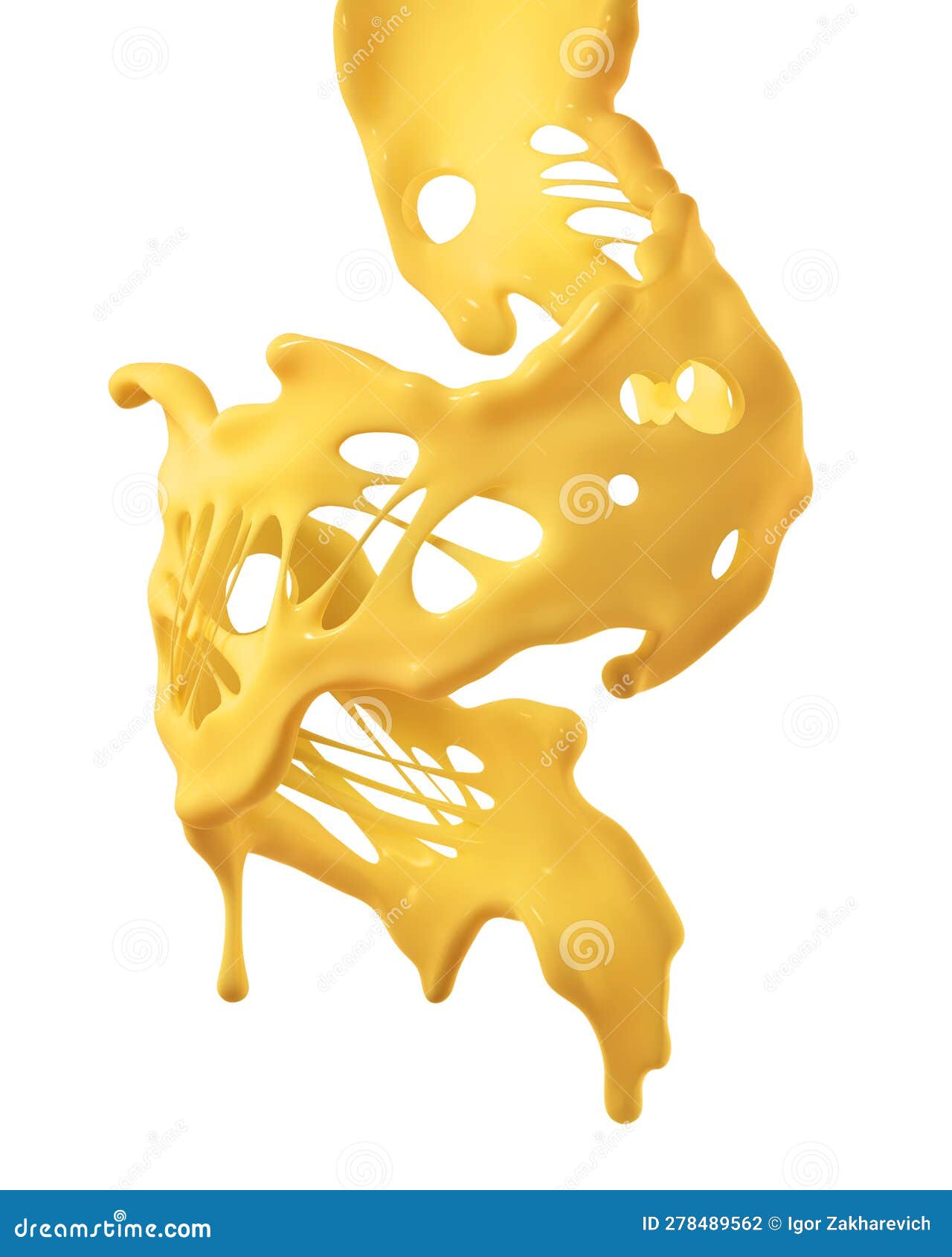 Melt Cheese Frames, Cartoon Set Of Cheesy Borders | CartoonDealer.com ...