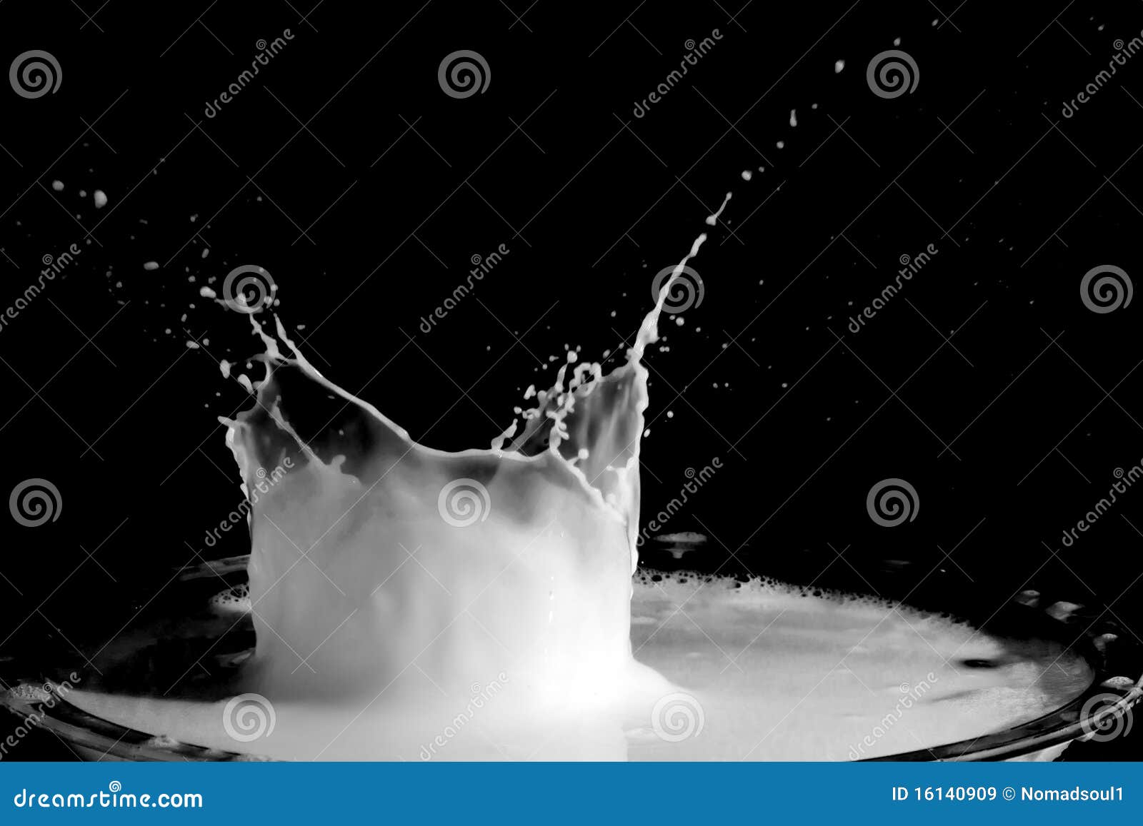 Splash of milk stock image. Image of eating, falling - 16140909