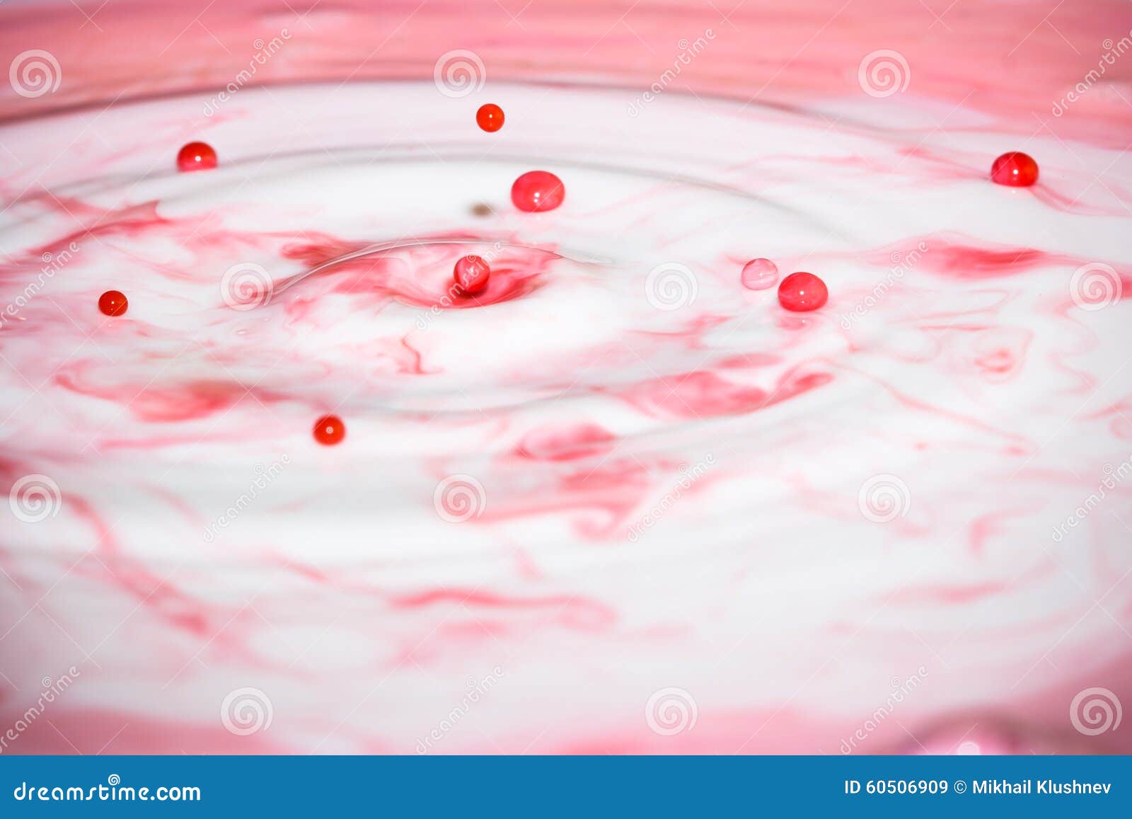 Splash of Milk Drop in Pink Color. Stock Image - Image of splash, pink ...