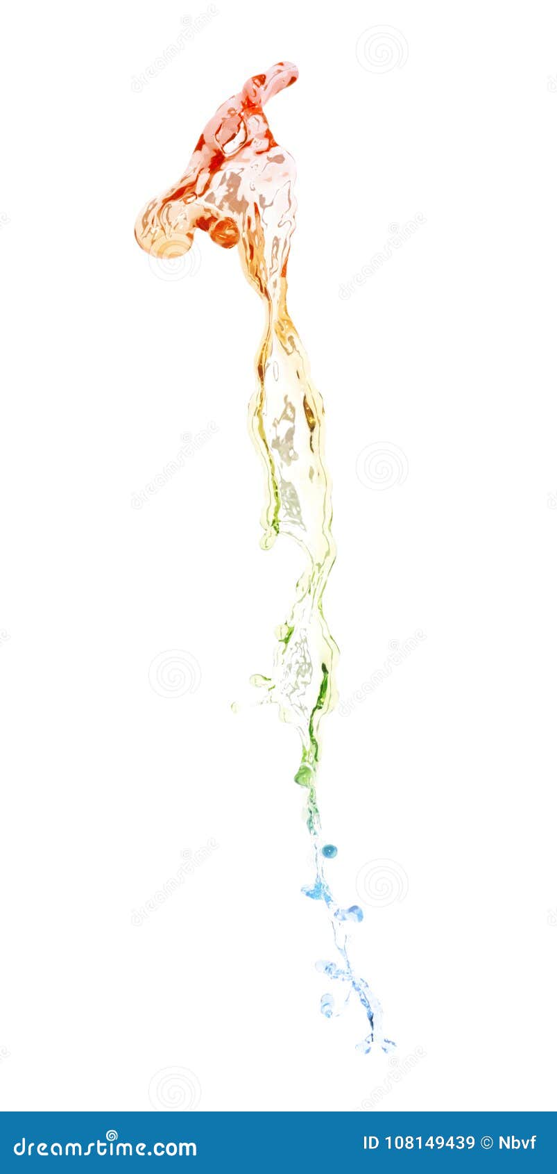 Splash of Liquid in Motion Isolated Stock Image - Image of healthy ...