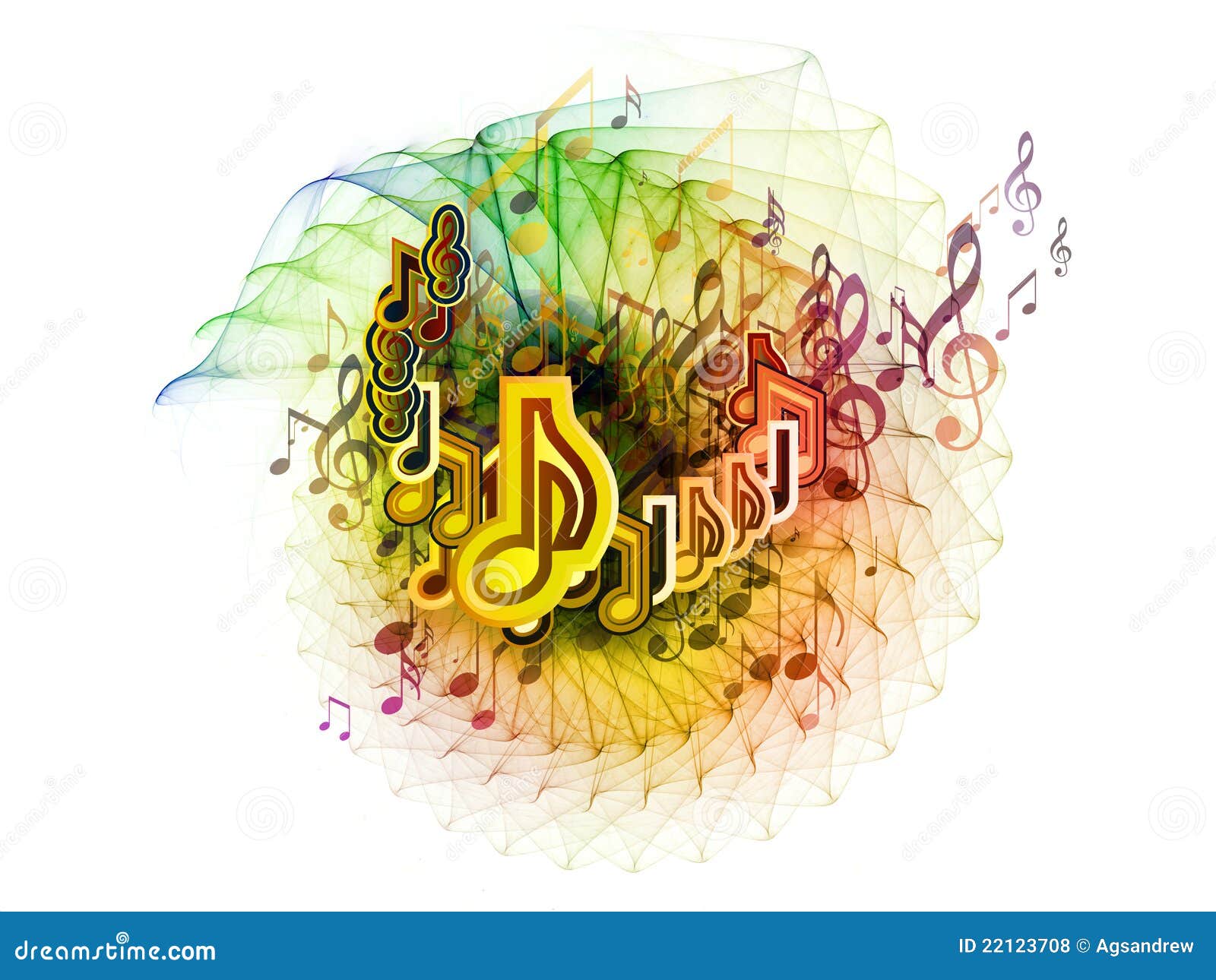Splash of Music stock illustration. Illustration of audio - 22123708