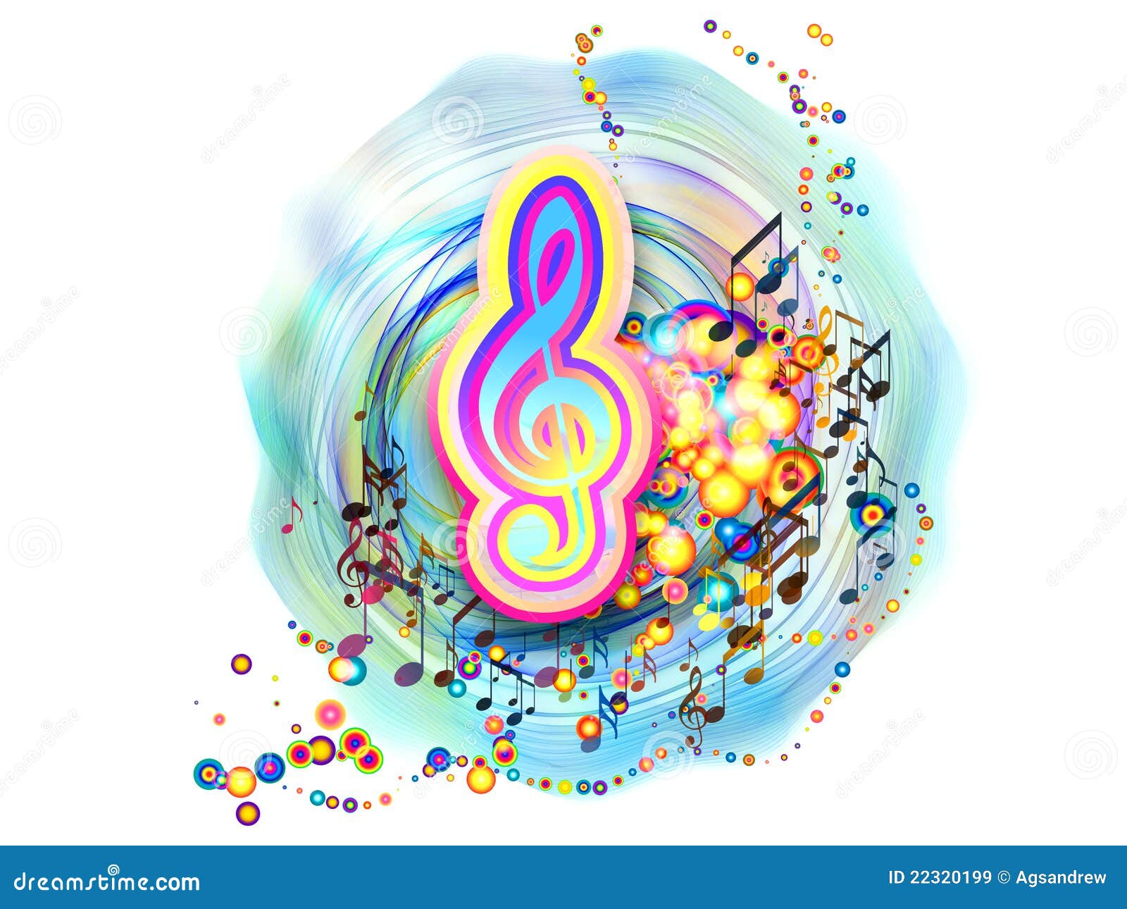 Splash of Music stock illustration. Illustration of yellow - 22320199