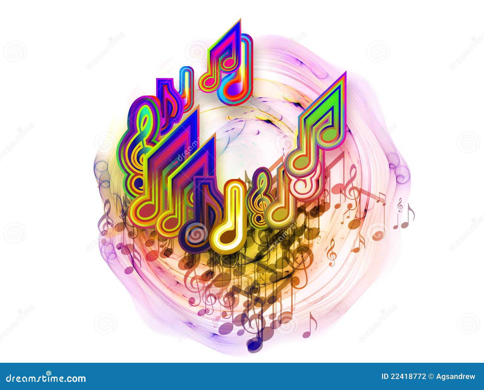 Splash of Music stock illustration. Illustration of music - 22418772