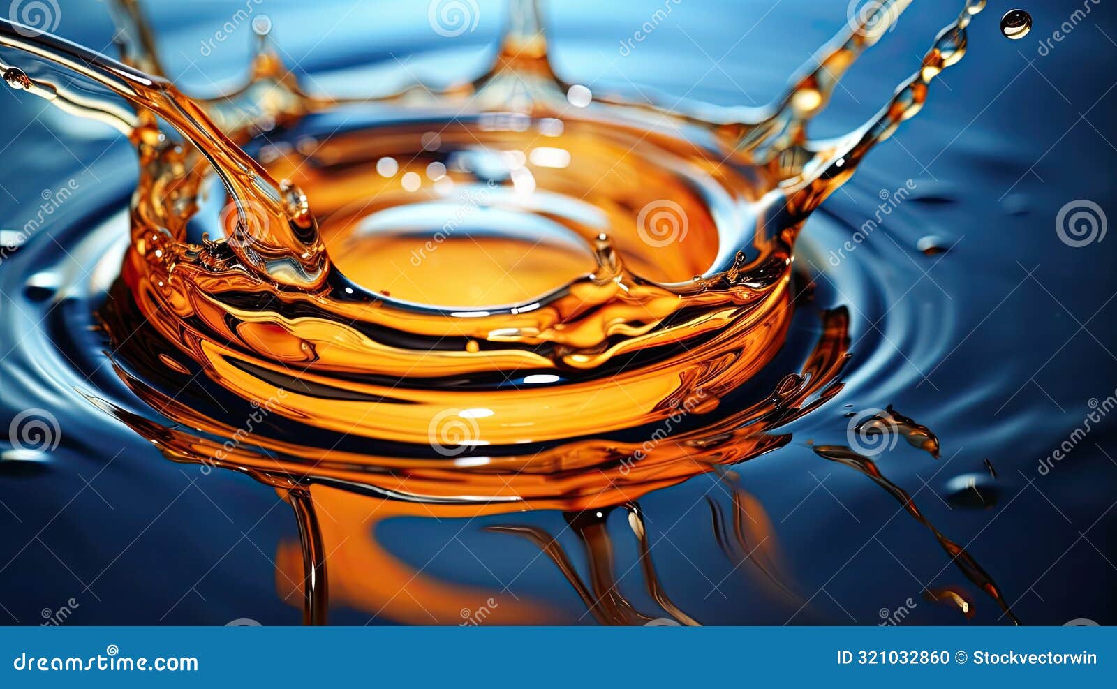 Splash oil water drops stock illustration. Illustration of viscosity ...