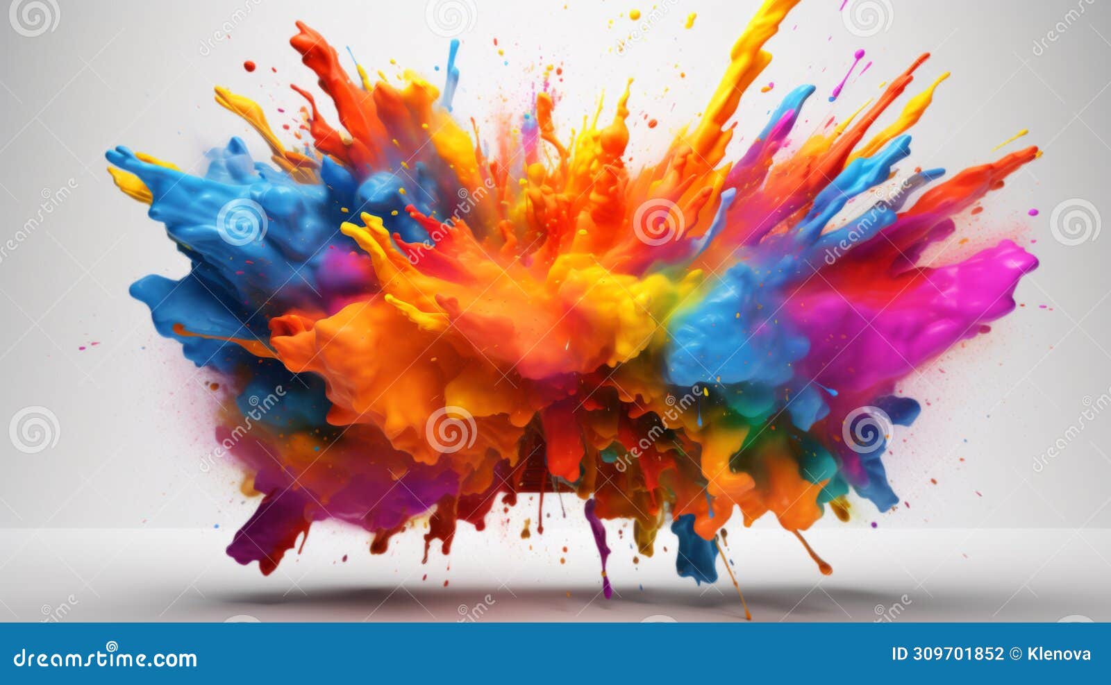 Splash of Paint. Abstract Background Stock Illustration - Illustration ...