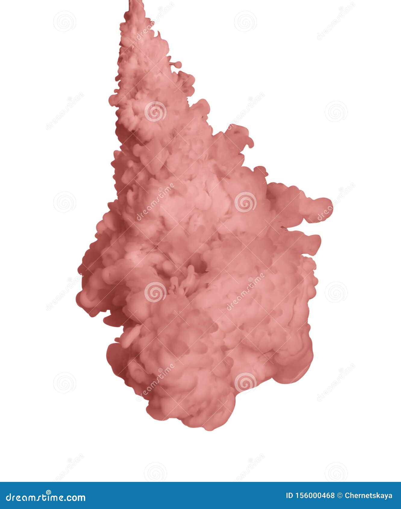 Splash of Pale Pink Ink on White Stock Photo - Image of pale, graphics ...