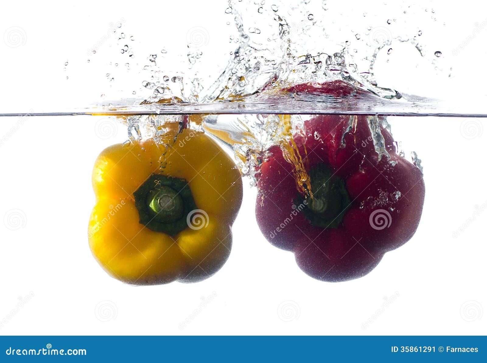 Splash peppers stock image. Image of refreshment, ingredient - 35861291