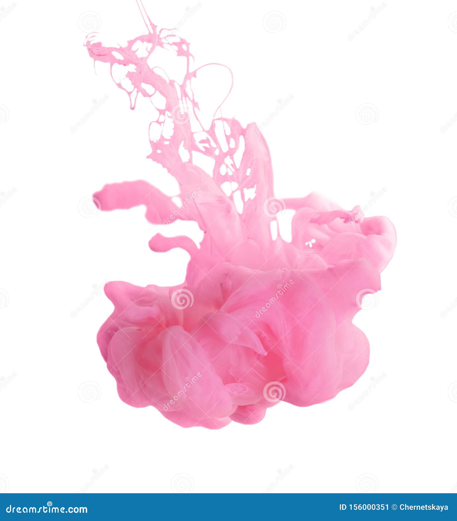 Splash of pink ink on grey stock image. Image of background - 156000351