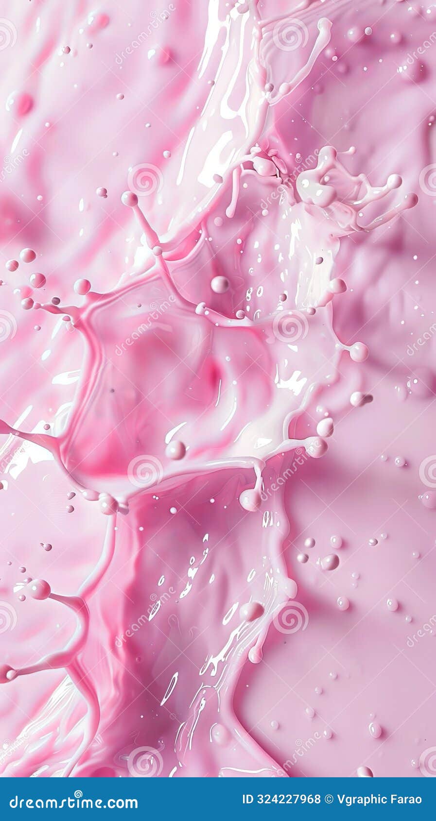 Splash of Pink Liquid, Abstract Background Stock Photo - Image of light ...