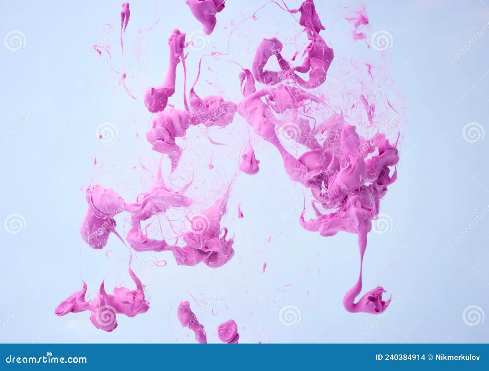 Splash of Pink Paint Abstract Stock Photo - Image of drawing, liquid ...