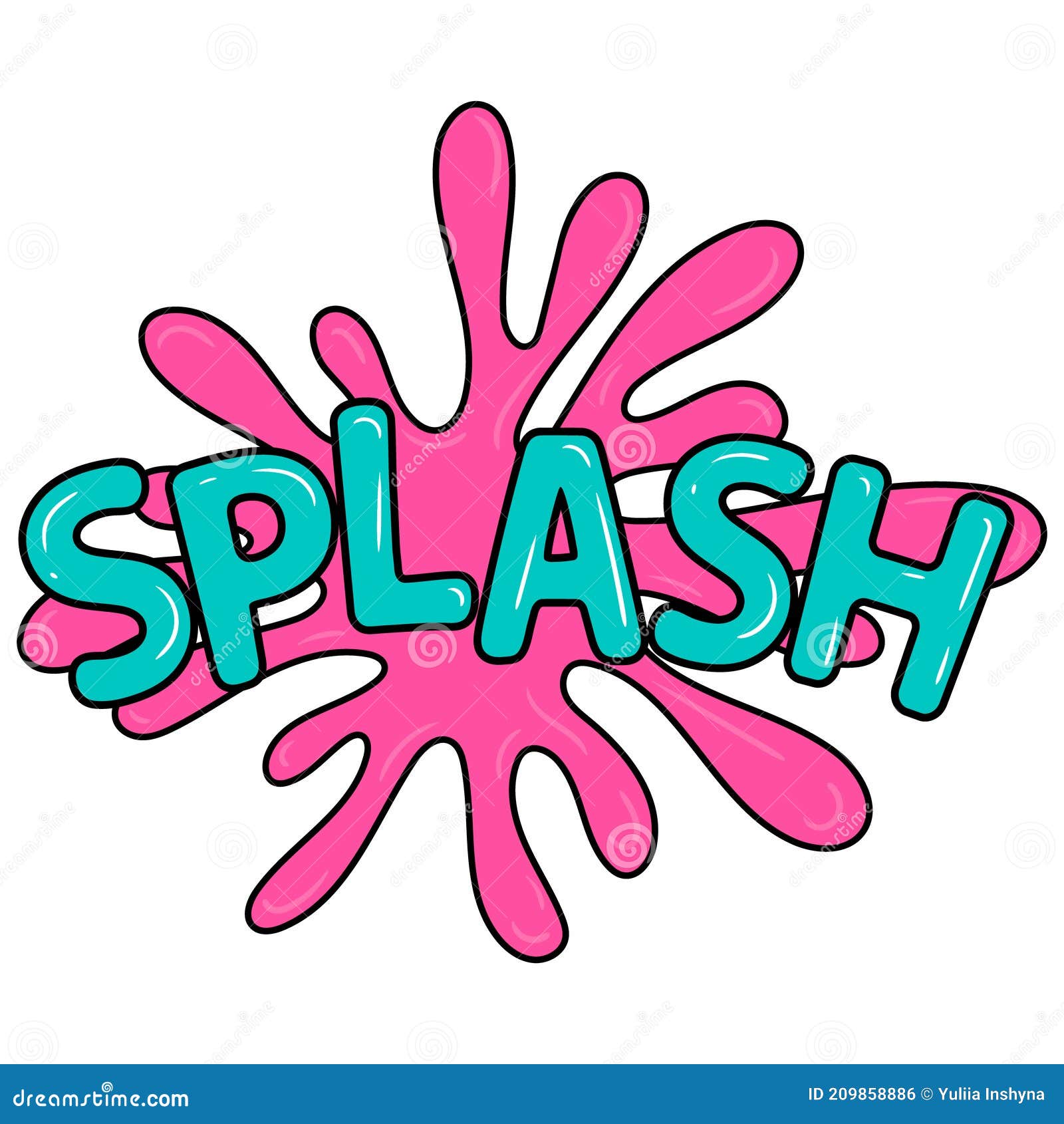 Splash Comic Art