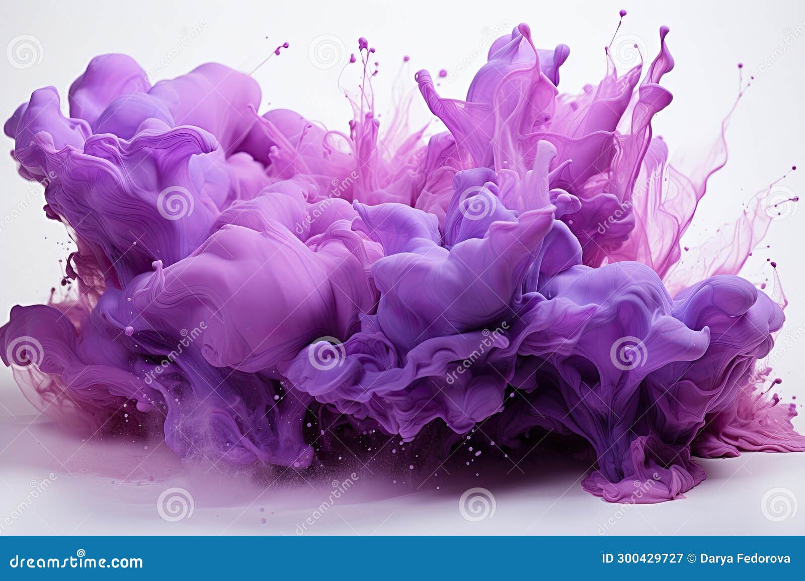 Splash of Purple Liquid on Light Background. Stock Illustration ...