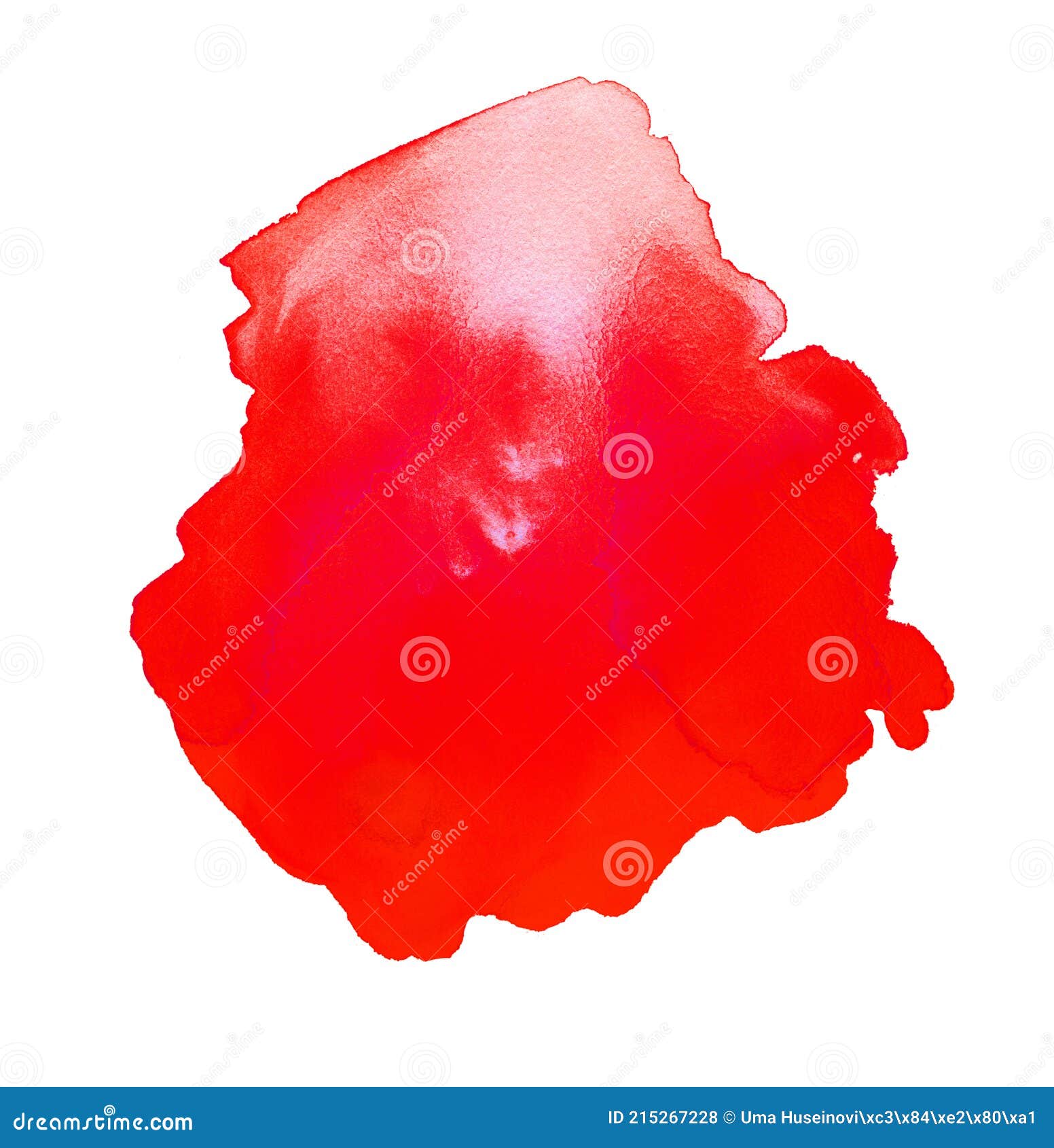 A Splash of Red Watercolor stock illustration. Illustration of element ...