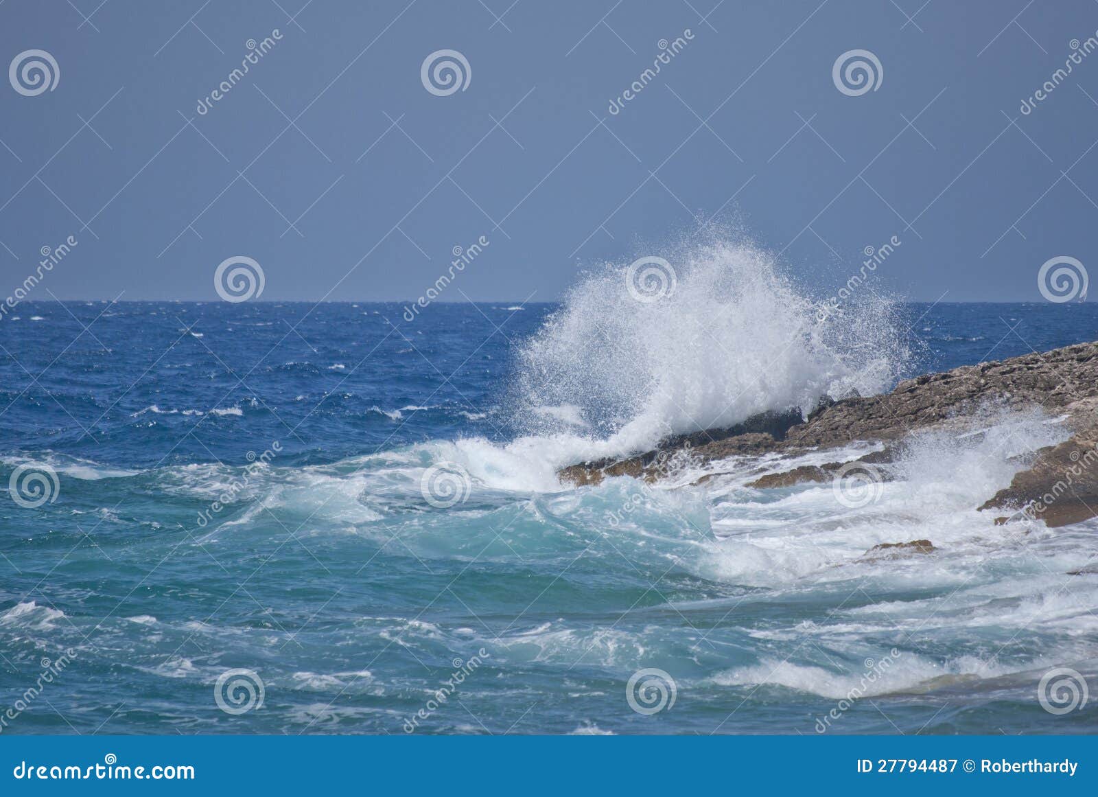 Splash on the rocks stock image. Image of sunny, nature - 27794487