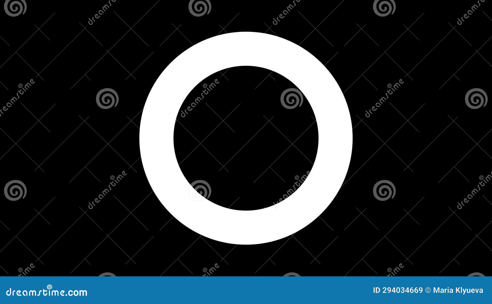 Splash Screen with White Circle and Place for Text. Animation Stock ...