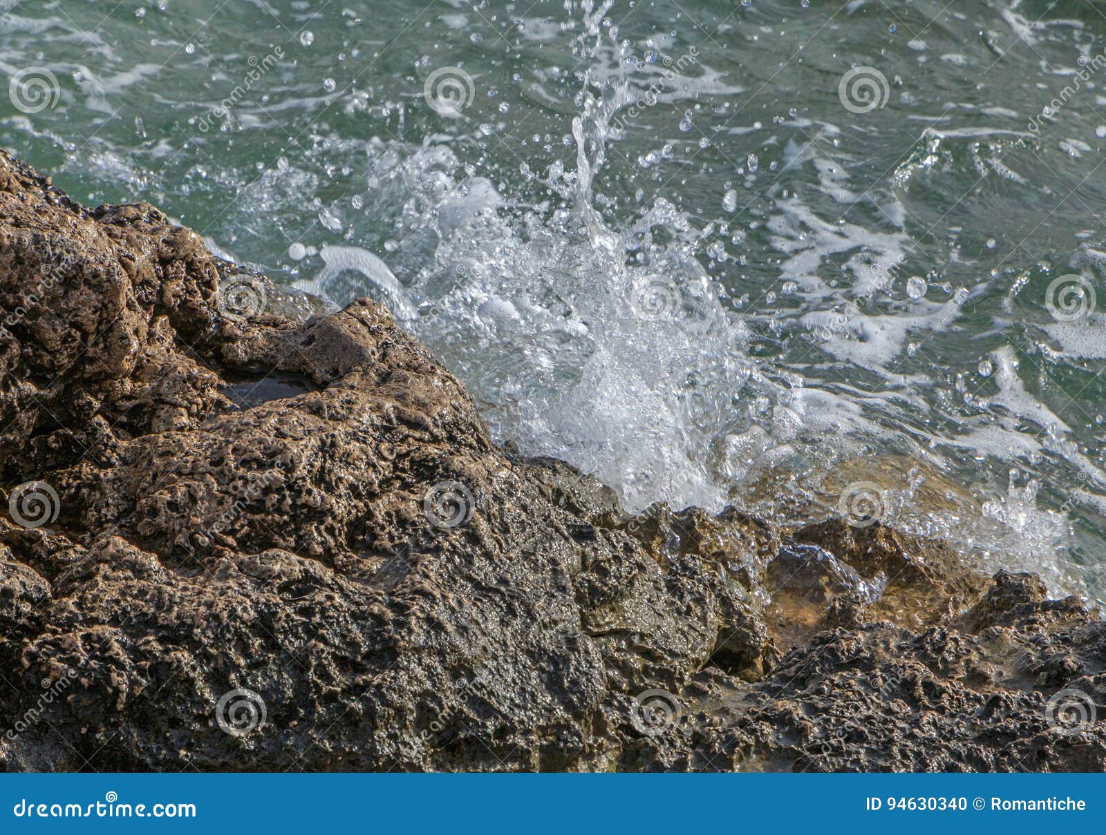 Splash of sea wave stock photo. Image of scenery, view - 94630340