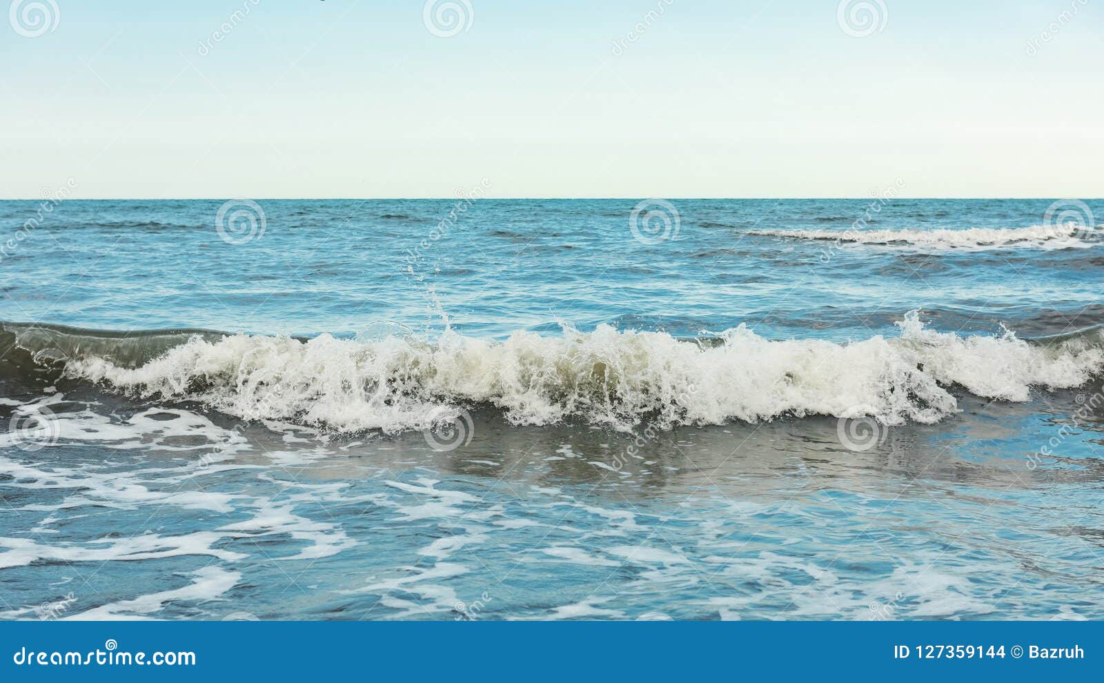 Splash of sea waves stock photo. Image of dramatic, cloudy - 127359144