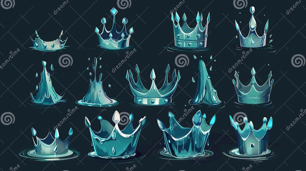 A Splash Sequence Animation Sprite Sheet for Motion Graphics or Mobile ...