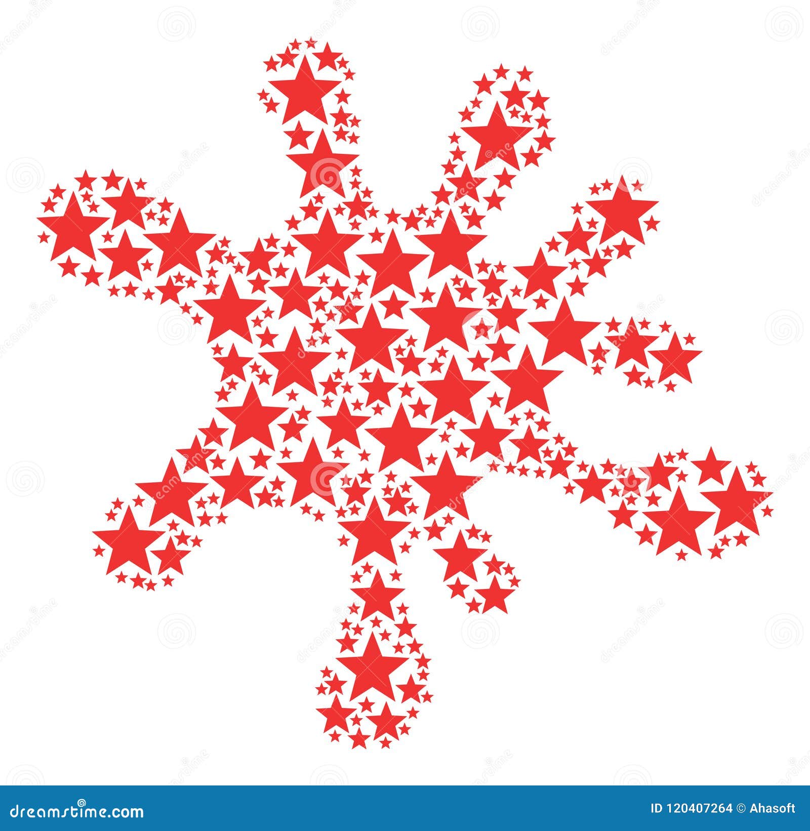Splash Shape of Five-Pointed Star Icons Stock Vector - Illustration of ...