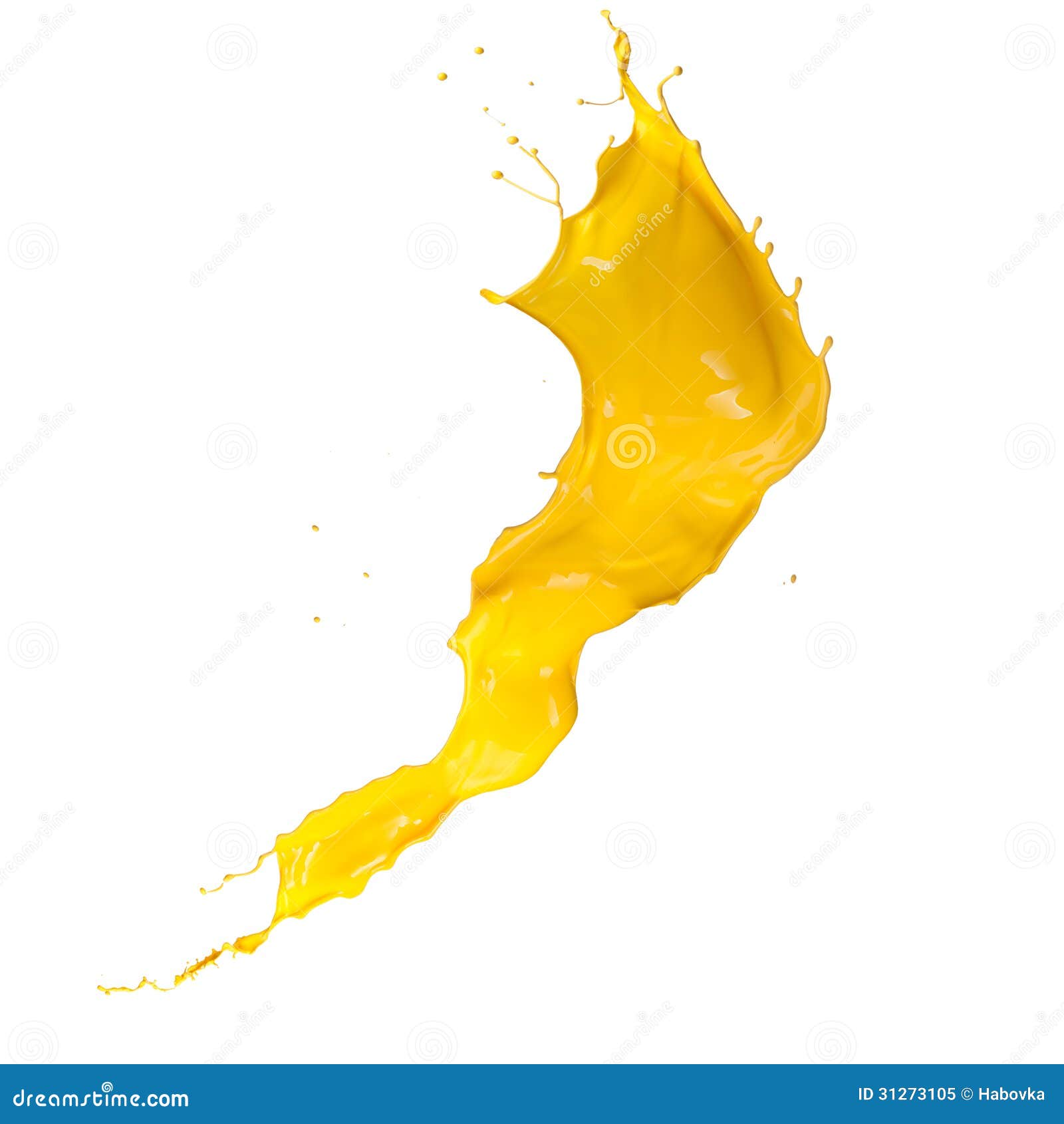Yellow Paint Splash Wallpaper