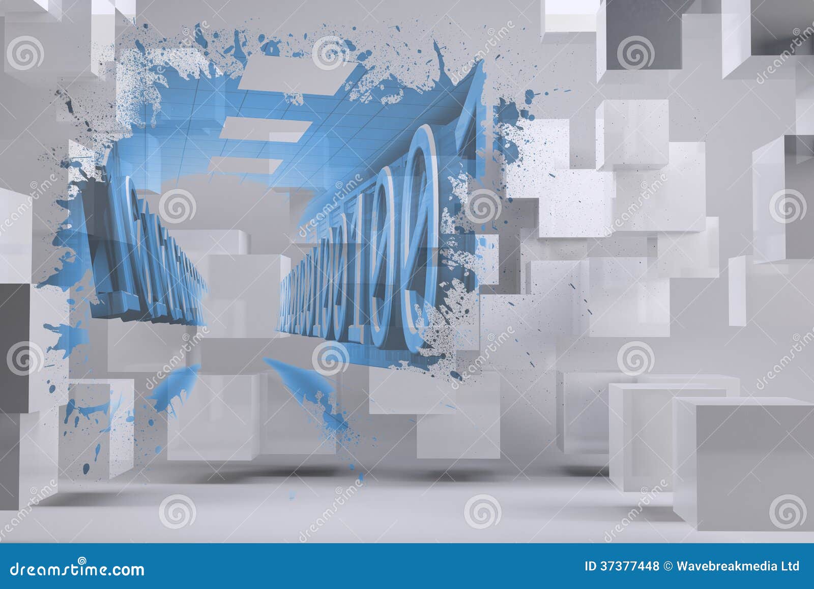 Binary Splash Screen Royalty-Free Stock Photo | CartoonDealer.com #3164079