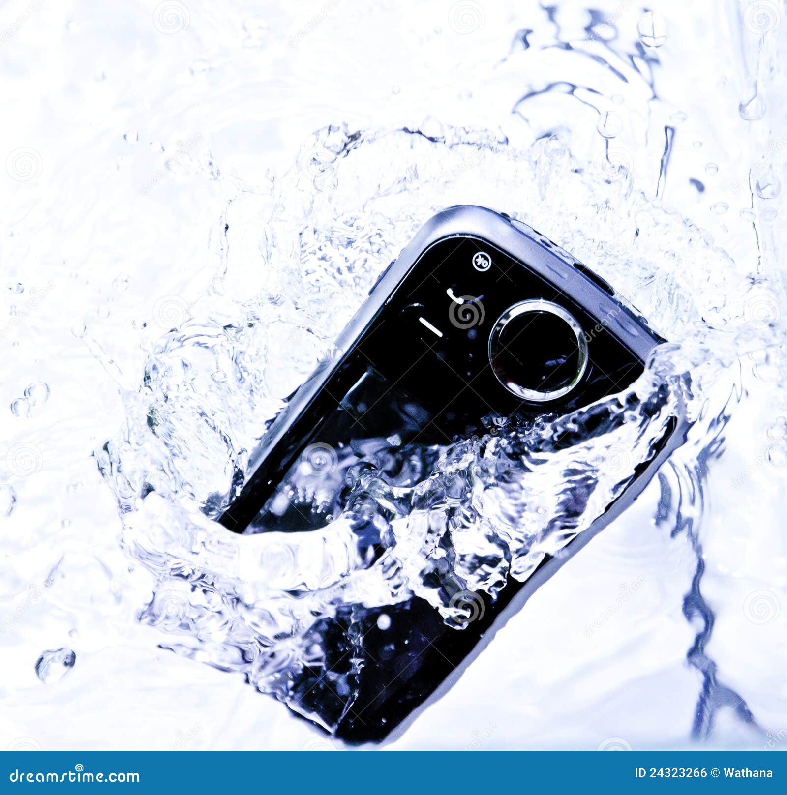 Splash Smartphone stock photo. Image of fall, flow, electronic - 24323266