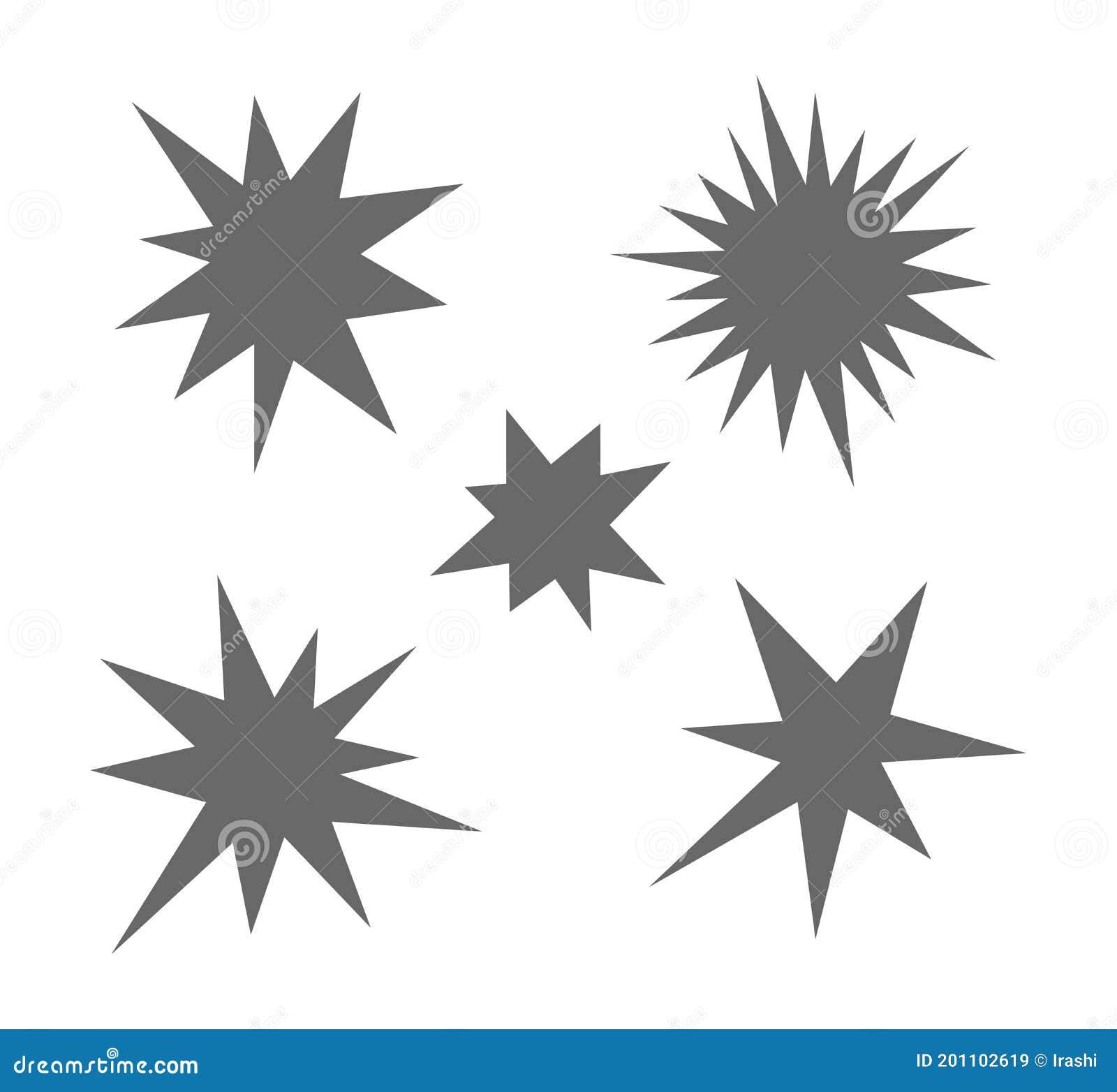 Splash star icon stock vector. Illustration of sign - 201102619
