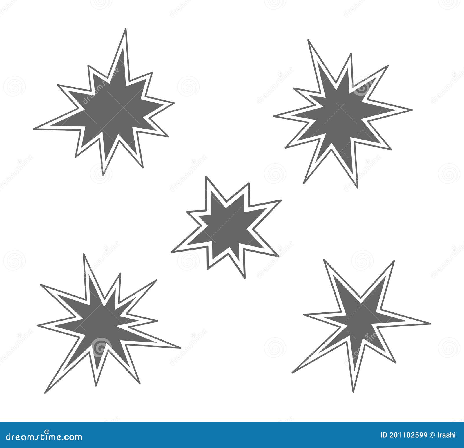 Splash star icon stock vector. Illustration of sticker - 201102599