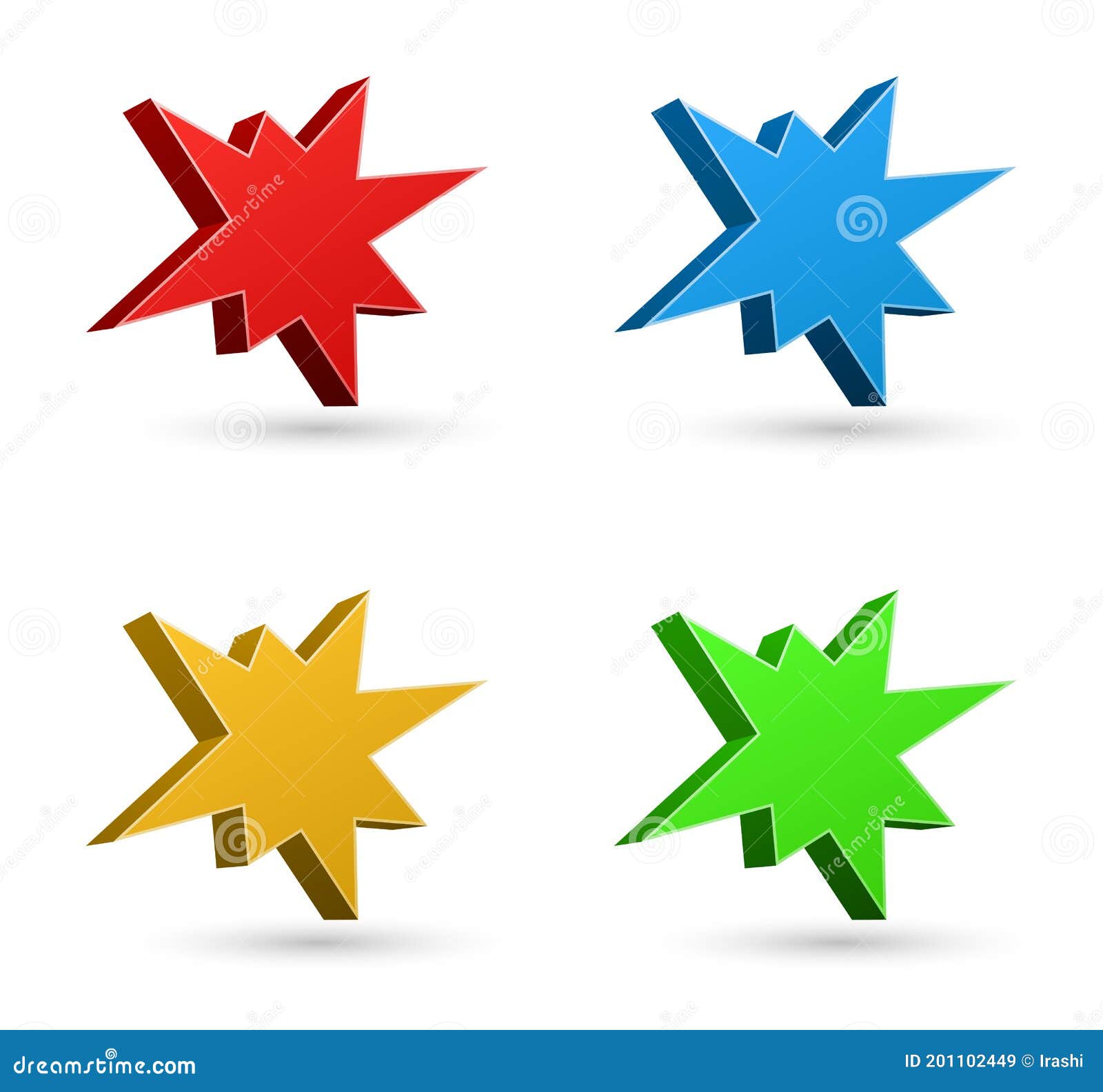 Starburst Icon, Cartoon Style Vector Illustration | CartoonDealer.com ...