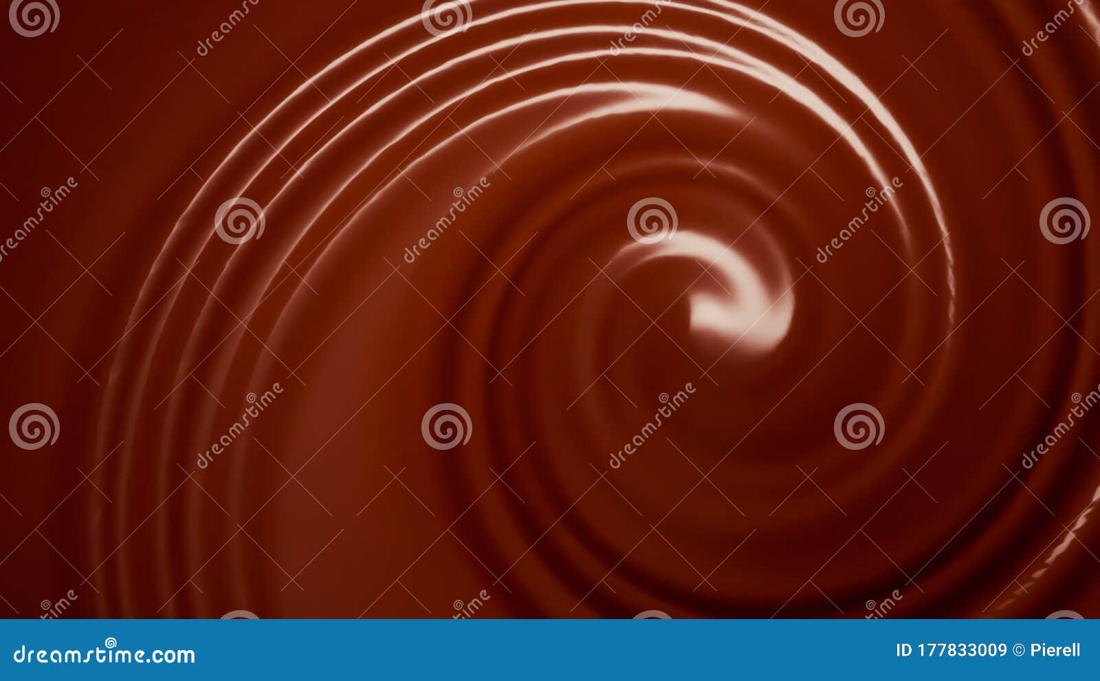 Splash, a Stream of Chocolate. 3d Illustration, 3d Rendering Stock ...