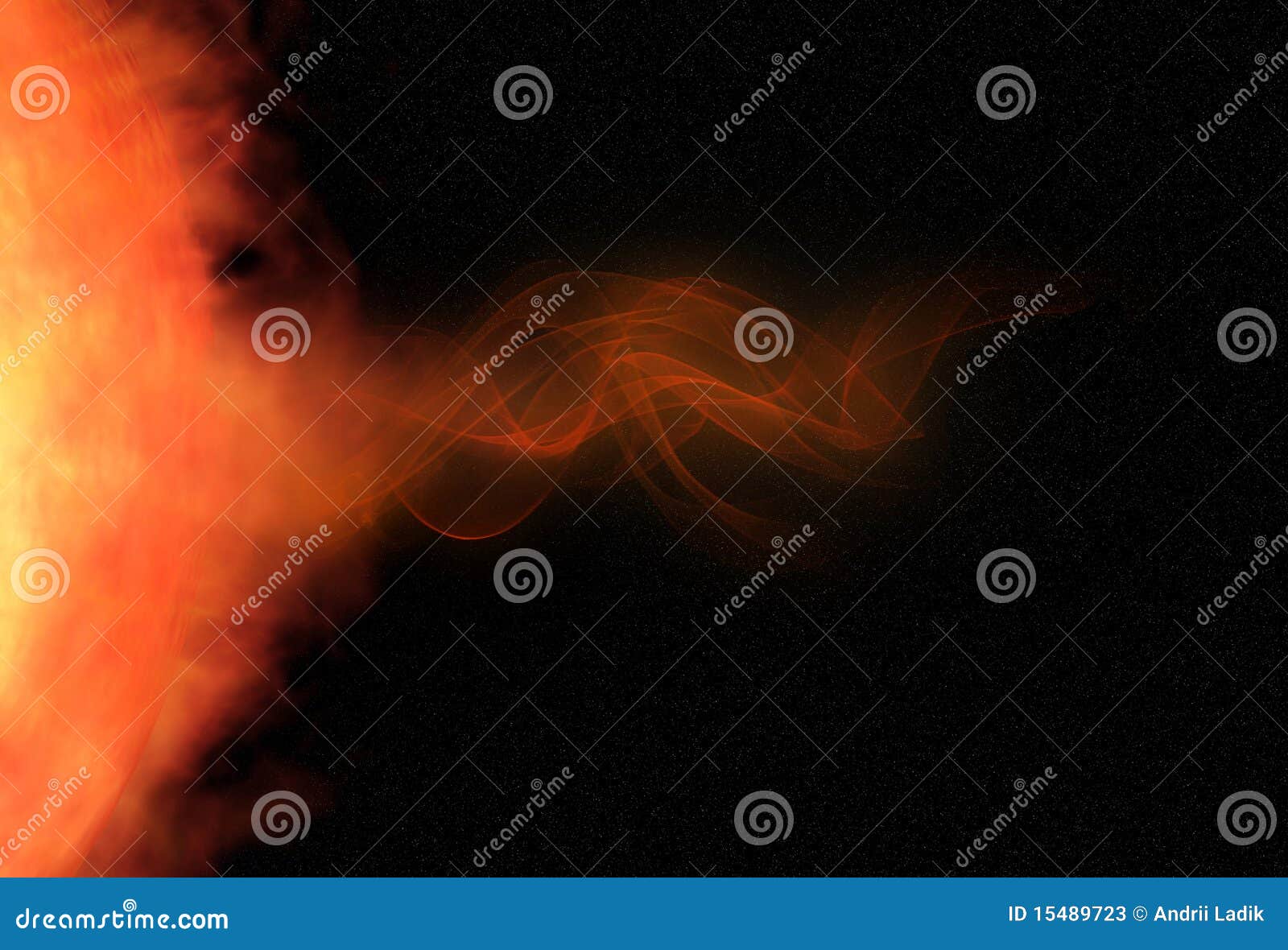 Splash on the Sun stock illustration. Illustration of flame - 15489723