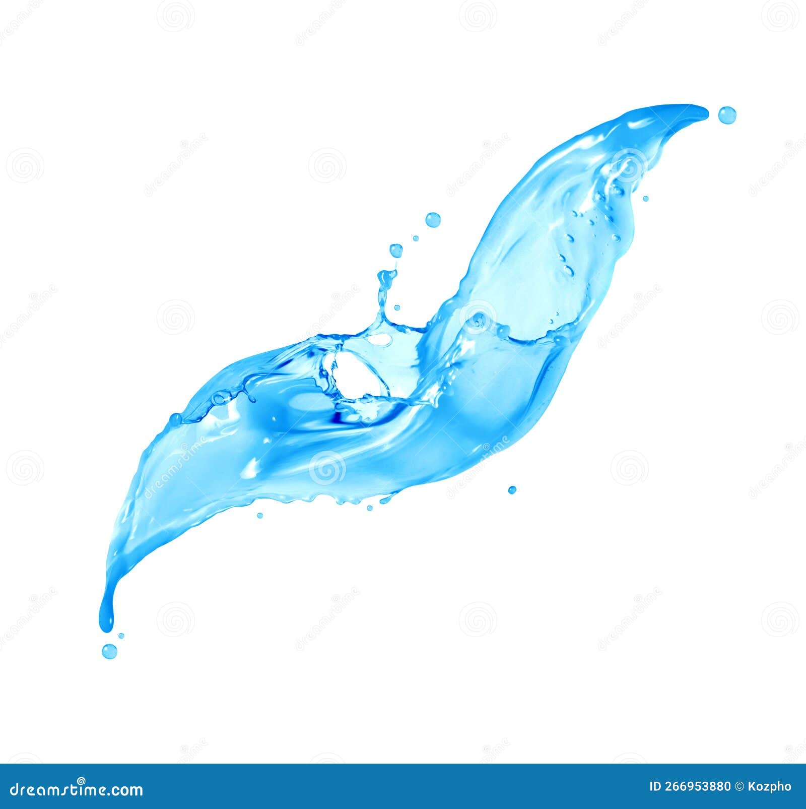 Splash of Thick Liquid Isolated on White Background Stock Photo - Image ...