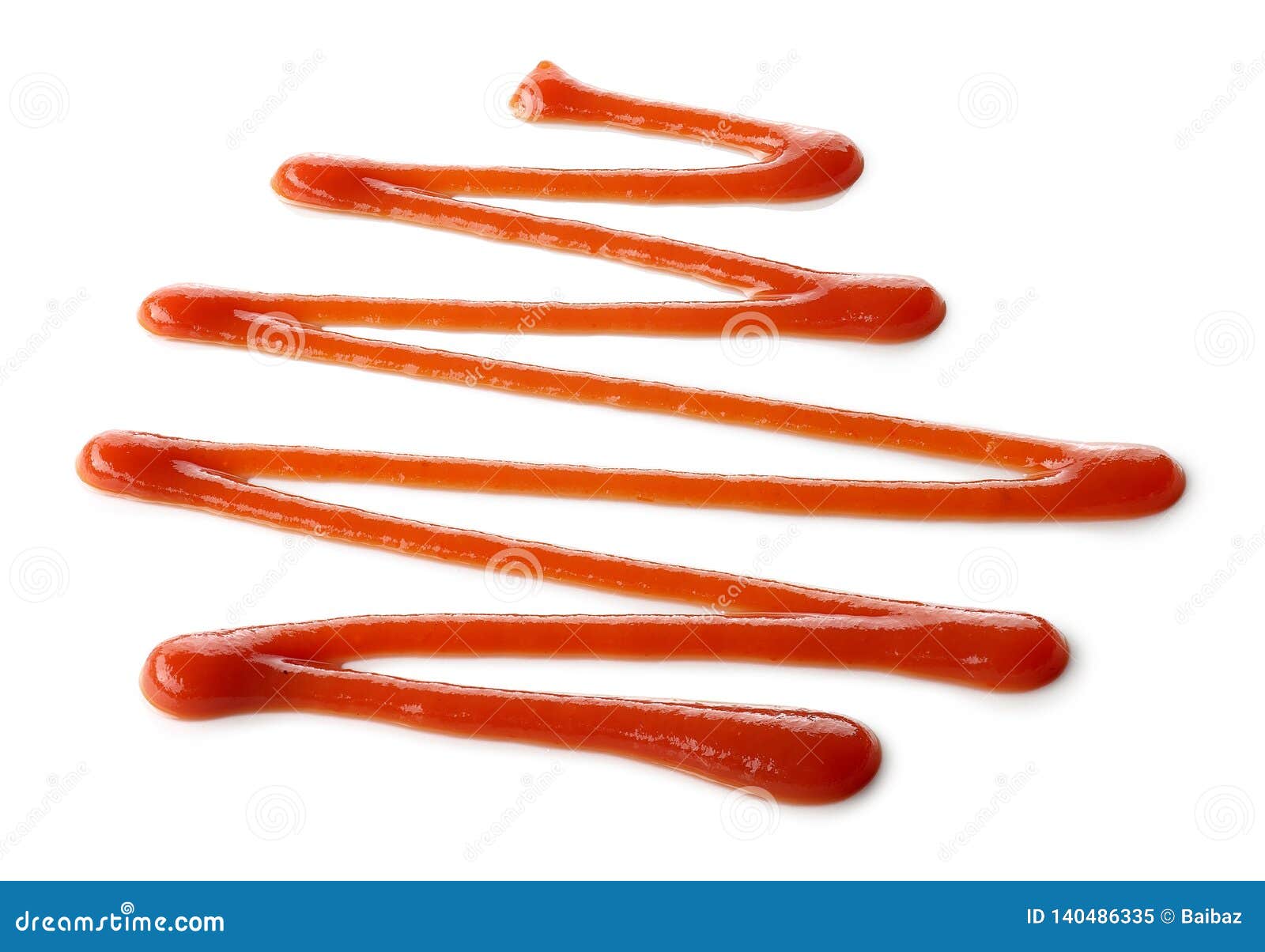 Splash of Tomato Sauce or Ketchup on White Background Stock Image ...